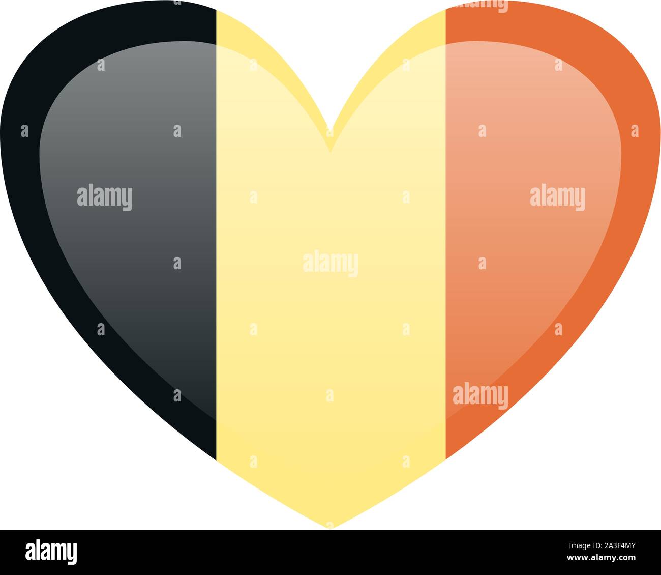 Belgium flag, official colors. National Belgium flag. Flat Stock Vector ...