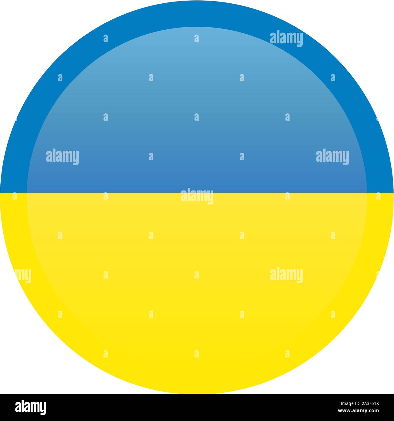 Ukraine flag, official colors and proportion correctly. National ...