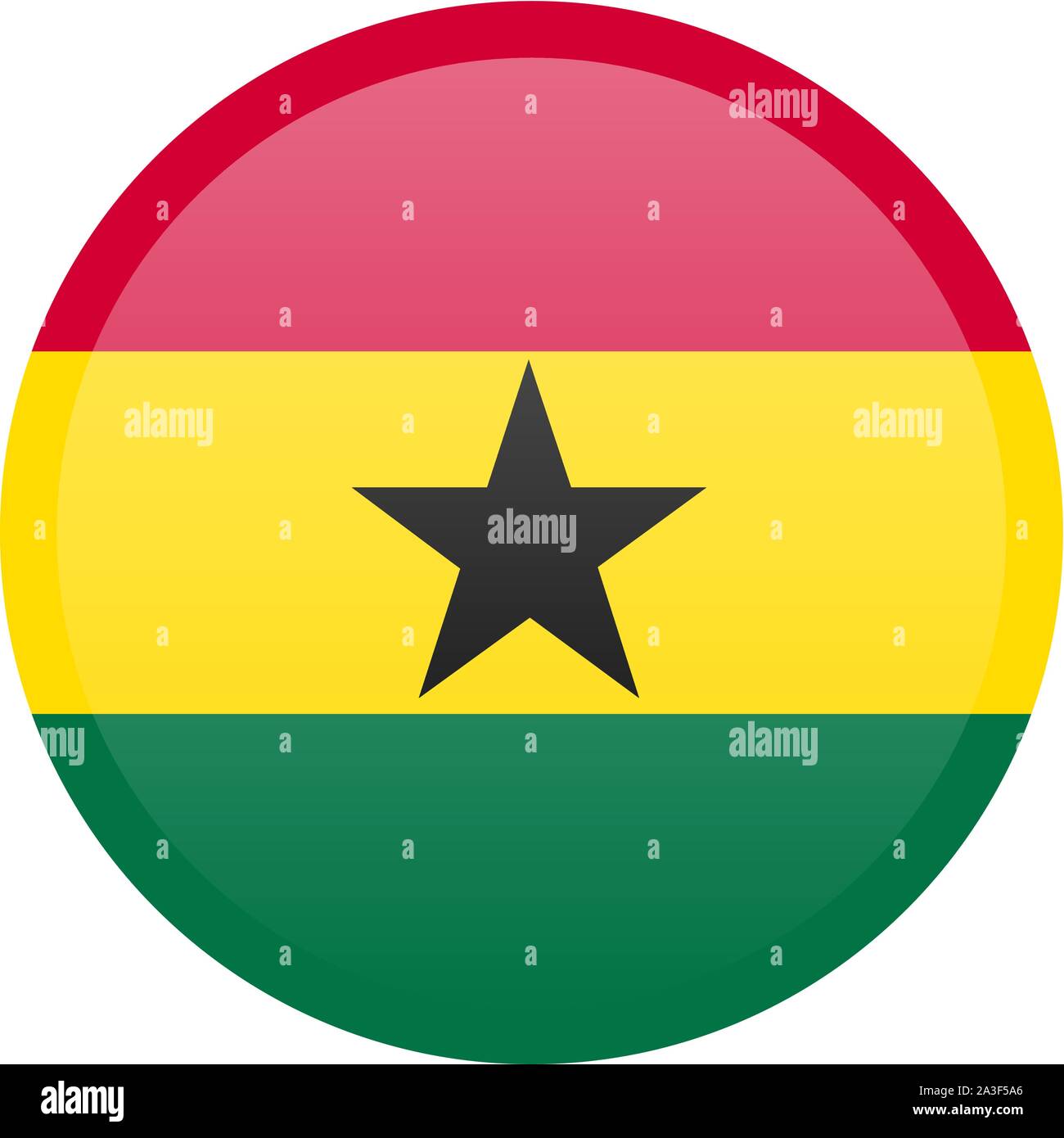 original and simple Ghana flag in official colors and Proportion ...