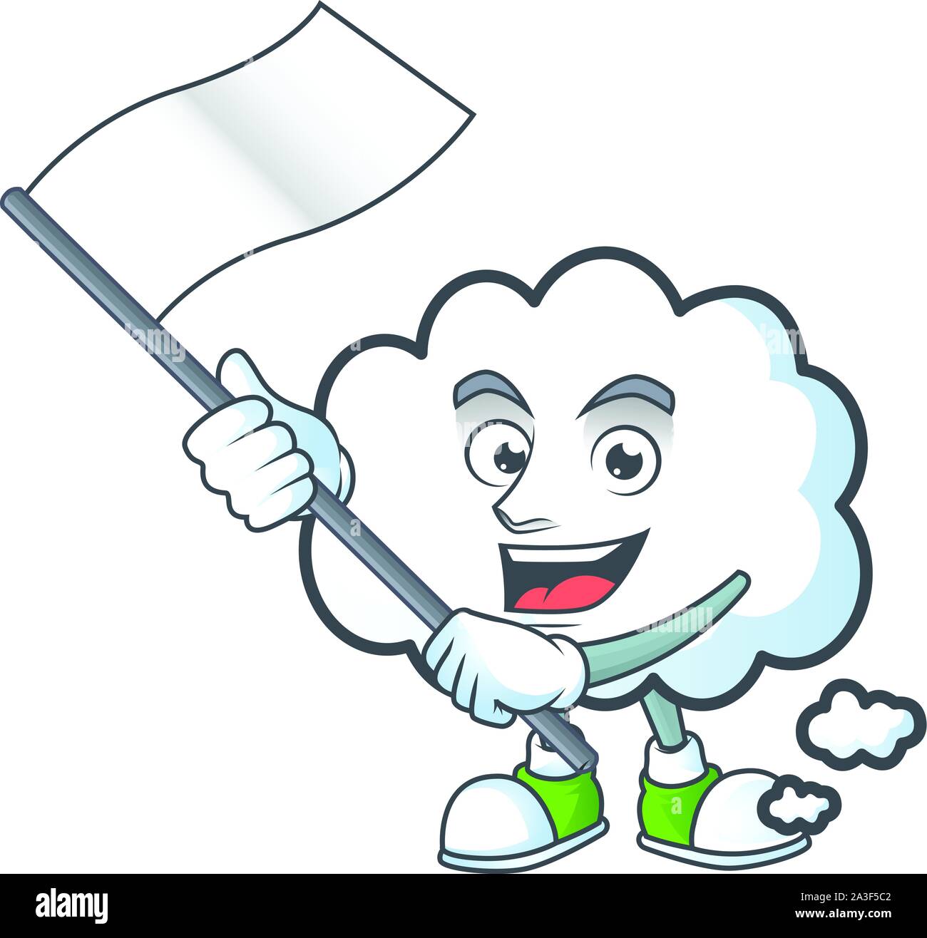 With flag cloud bubble on a white background Stock Vector Image & Art ...