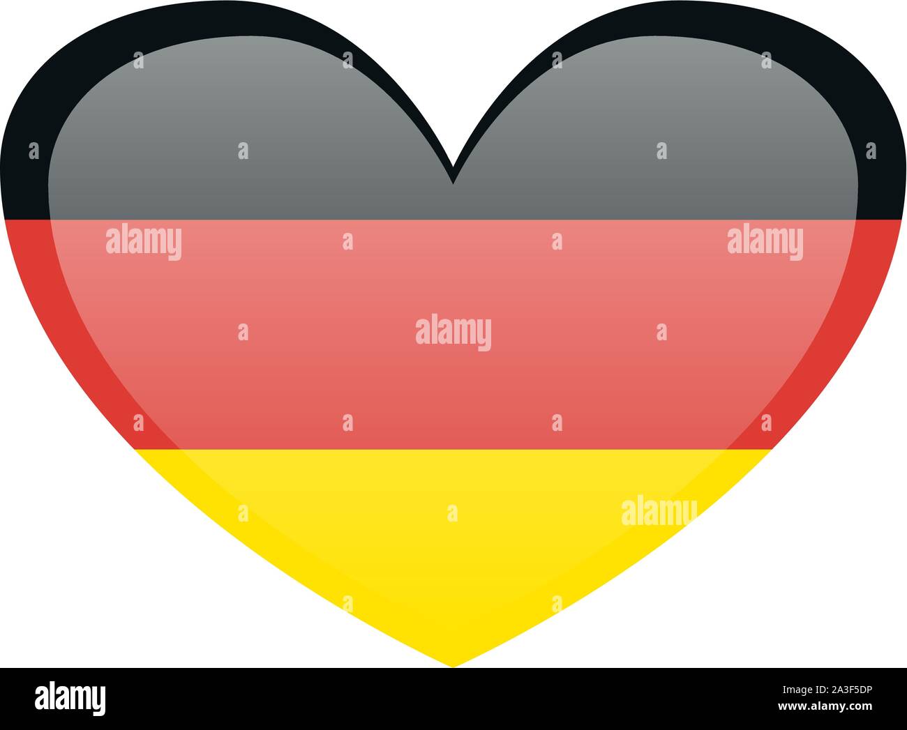 Germany flag, official colors and proportion correctly. National ...