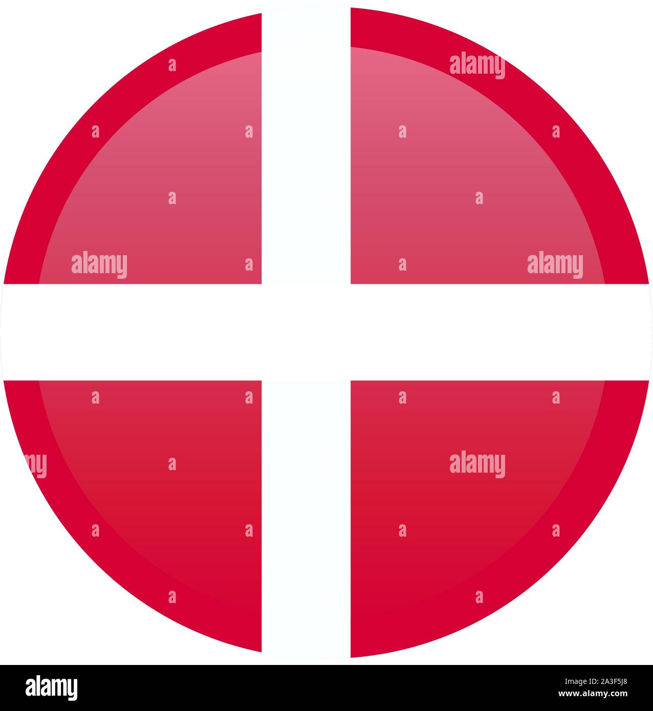 National flag of Denmark with correct proportions and color scheme ...