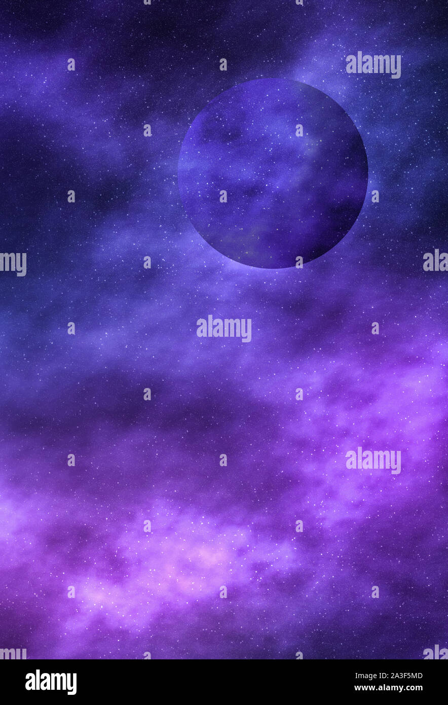 Discovery in astronomy, cosmic abstract and future technology concept ...