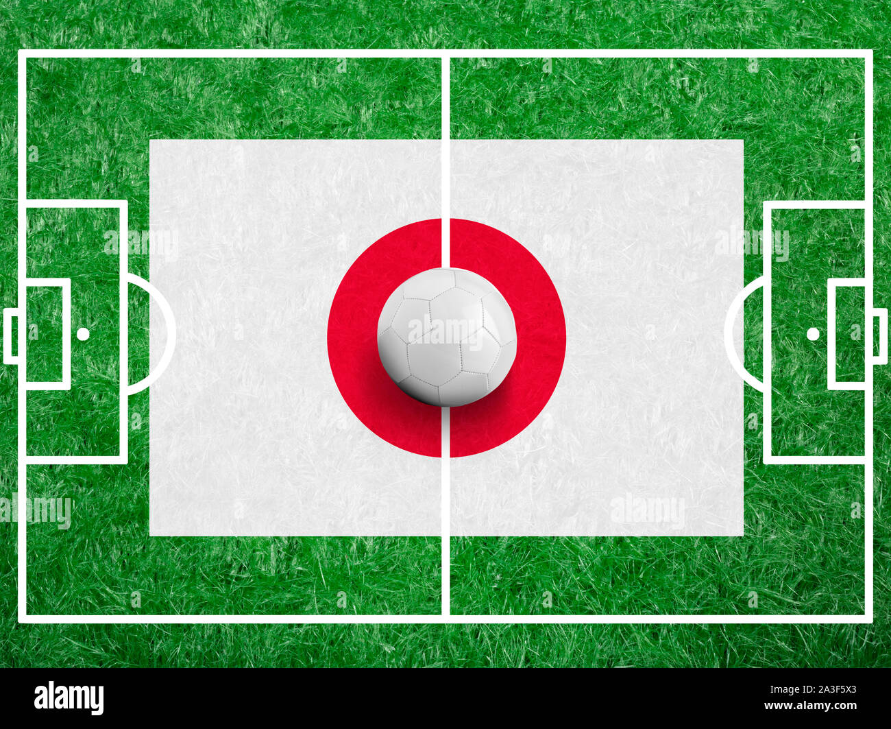 Japan soccer team group line hi-res stock photography and images - Alamy