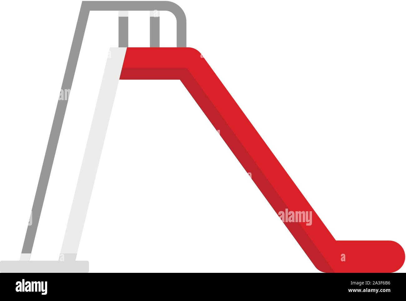 Kid slide icon. Flat illustration of kid slide vector icon for web ...