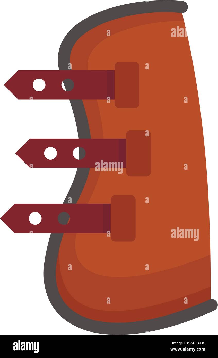 Horse protection boot icon. Flat illustration of horse protection boot ...