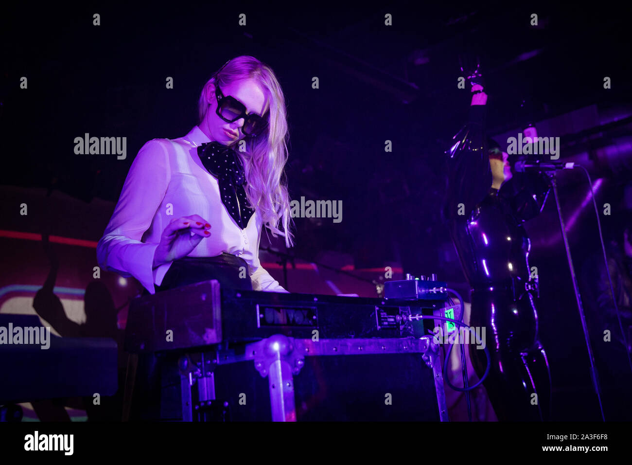 Oslo, Norway. 07th, October 2019. The Canadian band Desire performs a ...