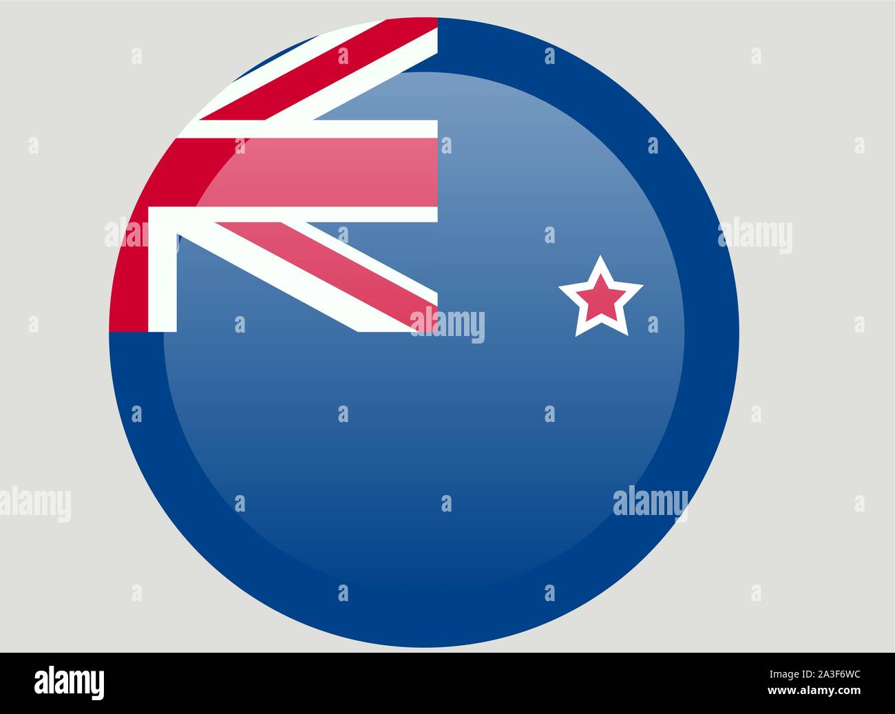 New Zealand flag, official colors and proportion correctly. National ...