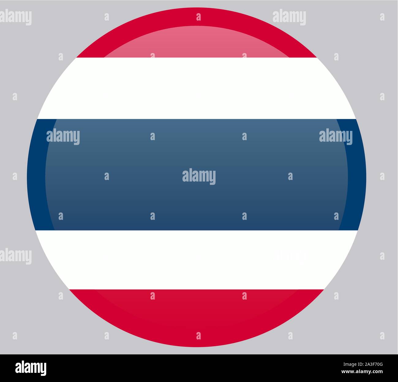 Thailand flag, official colors and proportion correctly. National ...