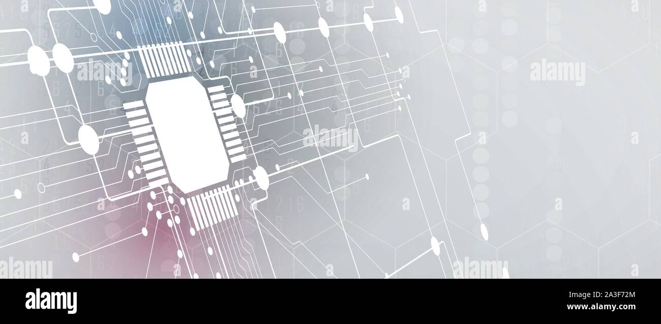 abstract structure circuit computer technology business background ...