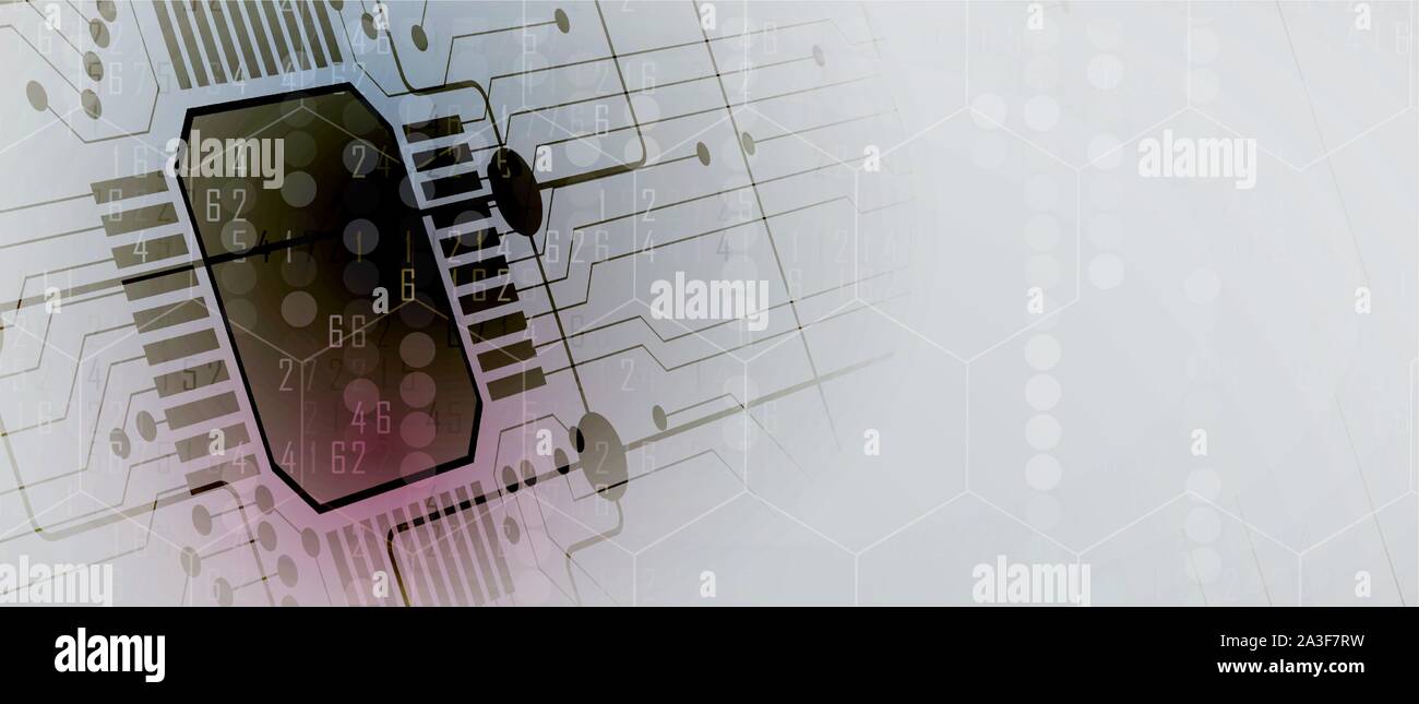 abstract structure circuit computer technology business background ...