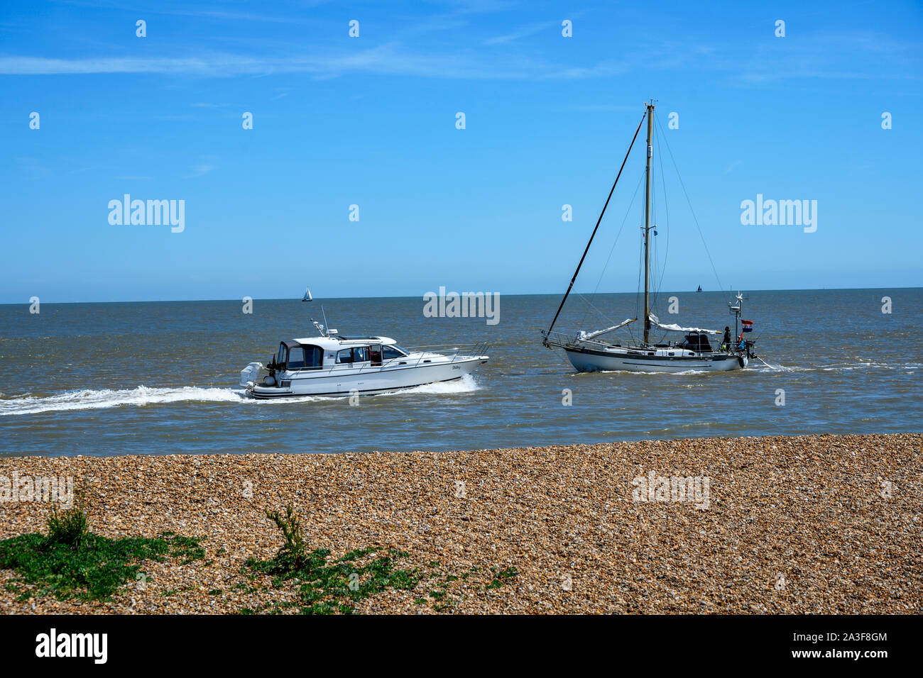 River Ore estuary Shingle Street Suffolk UK Stock Photo - Alamy