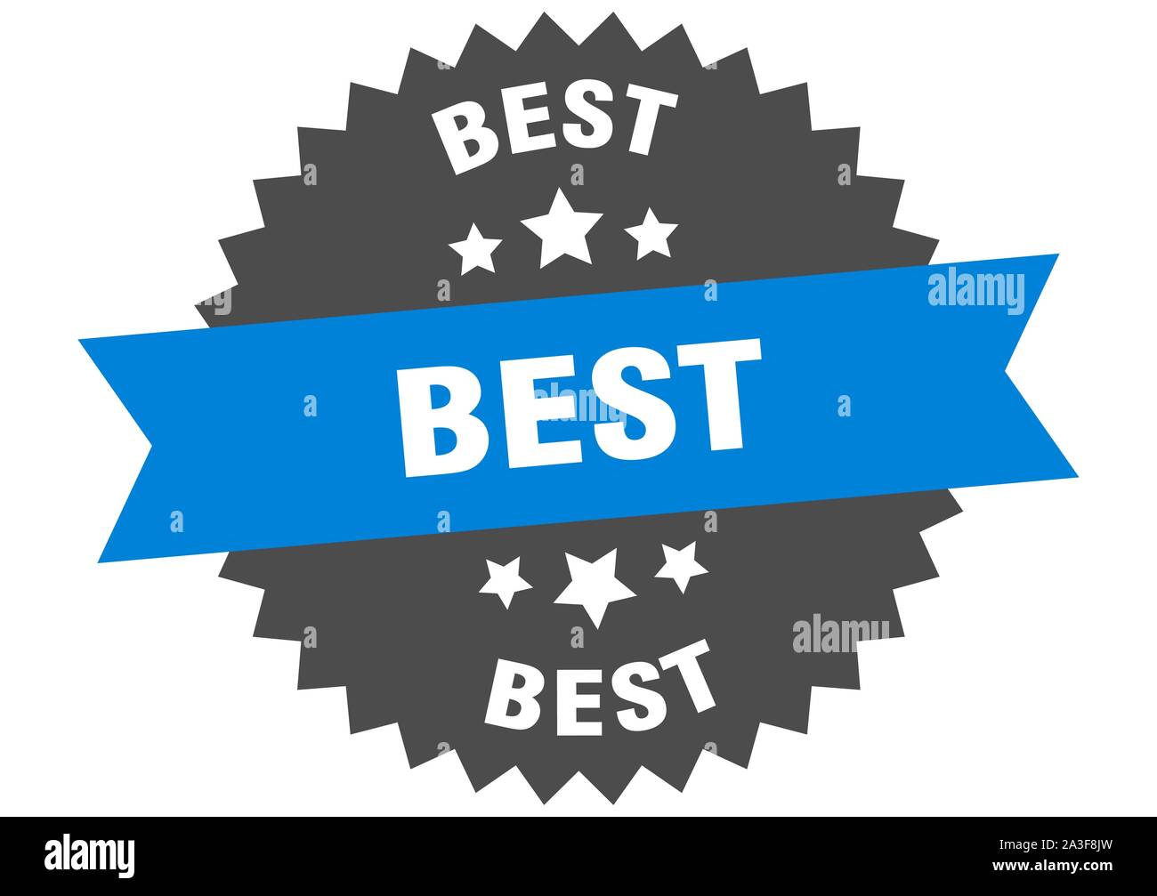 best sign. best blue-black circular band label Stock Vector Image & Art ...