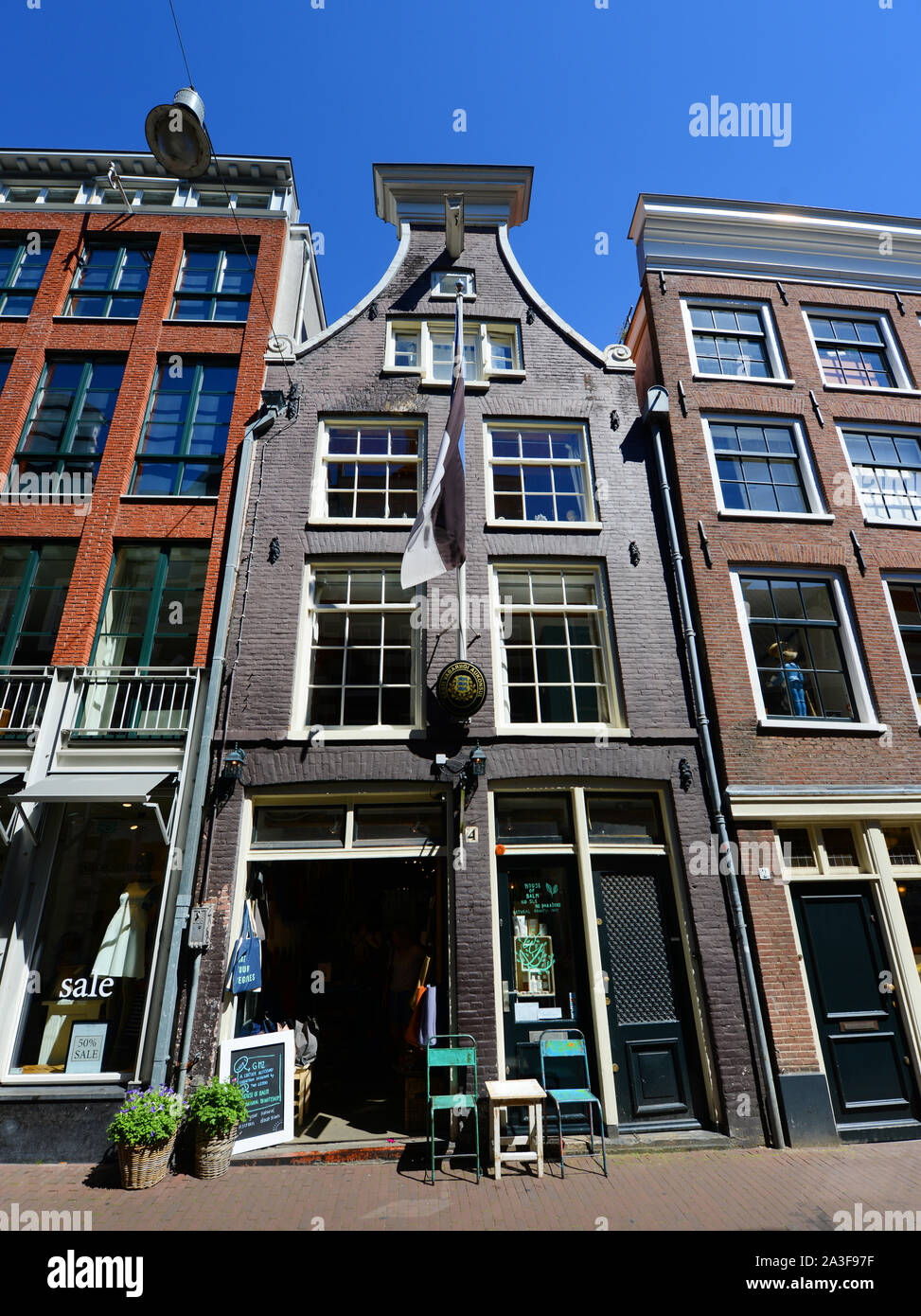 Beautiful old buildings in Amsterdam, Holland Stock Photo - Alamy