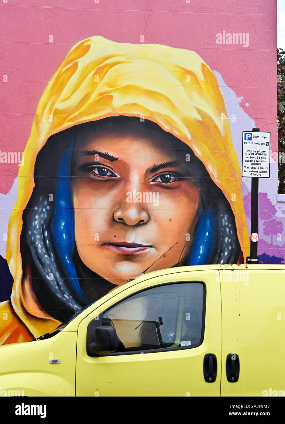 Greta mural brighton hi-res stock photography and images - Alamy