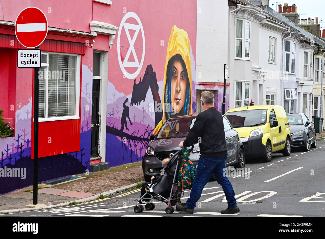 Greta mural brighton hi-res stock photography and images - Alamy