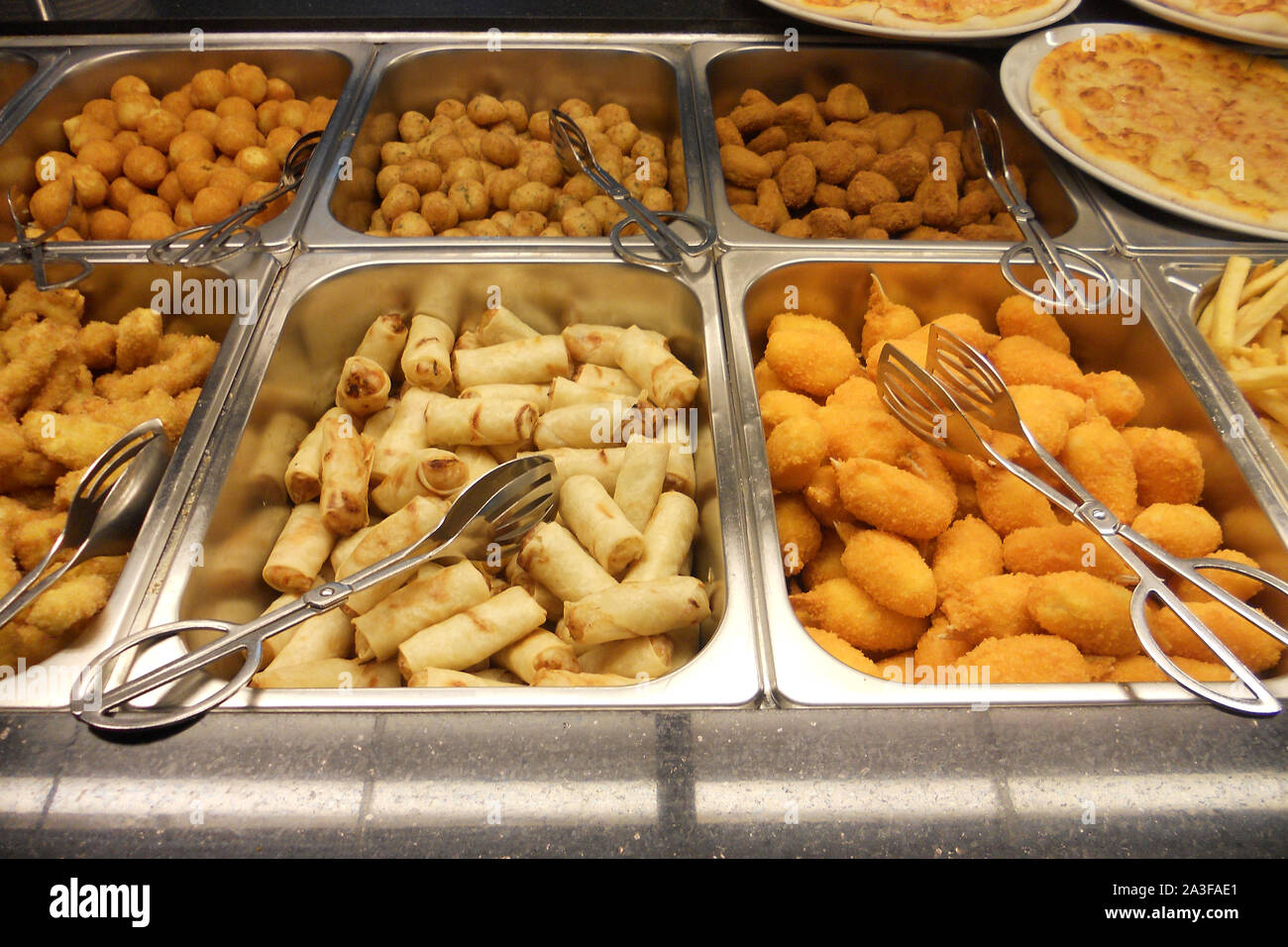 Food, self service fish Stock Photo - Alamy