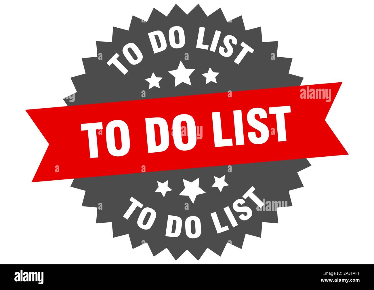 to do list sign. to do list red-black circular band label Stock Vector ...
