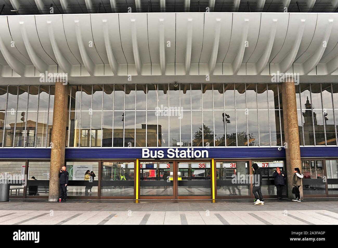 Preston bus station entrance hi-res stock photography and images - Alamy