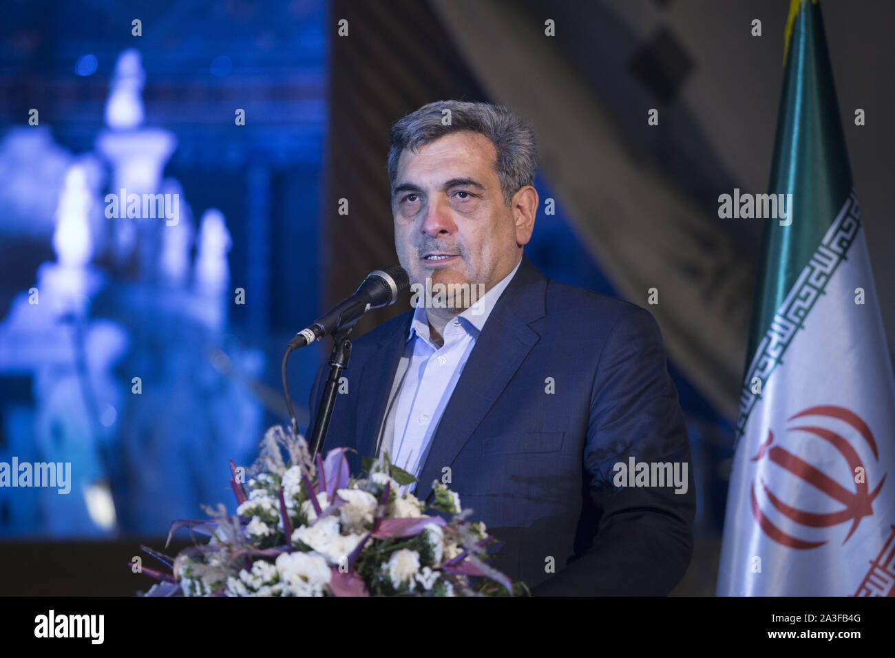 October 7, 2019, Tehran, Iran: Mayor of Tehran, PIROUZ HANACHI, speaks ...