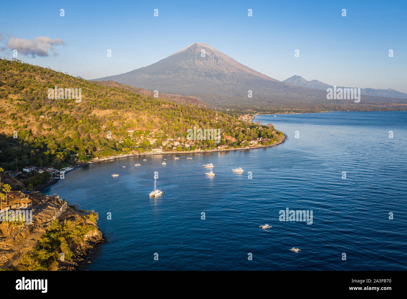 Aerial Volcano Indonesia High Resolution Stock Photography and Images ...