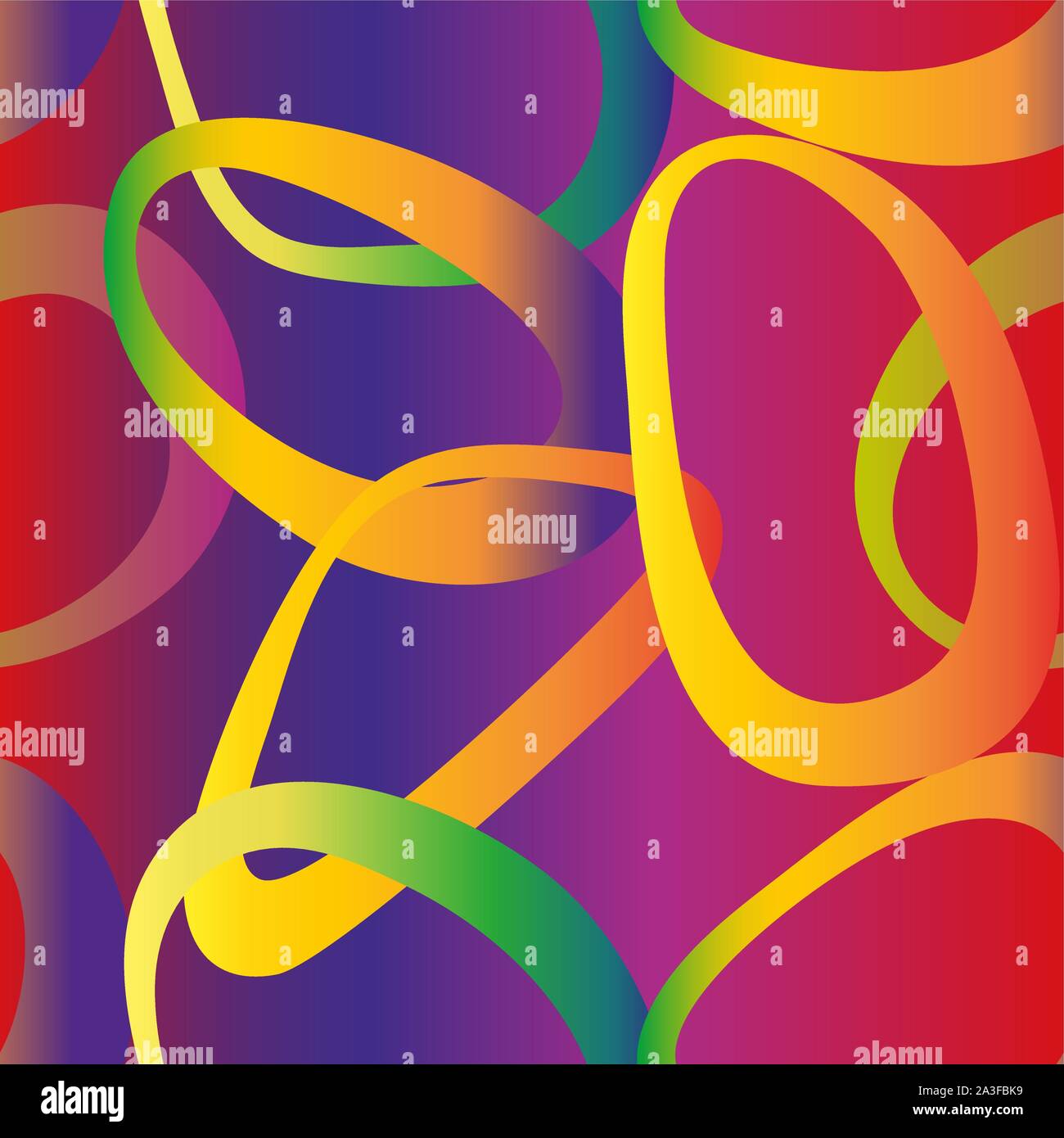 Seamless Abstract Background, Tile Pattern with Colorful Rings. Vector ...