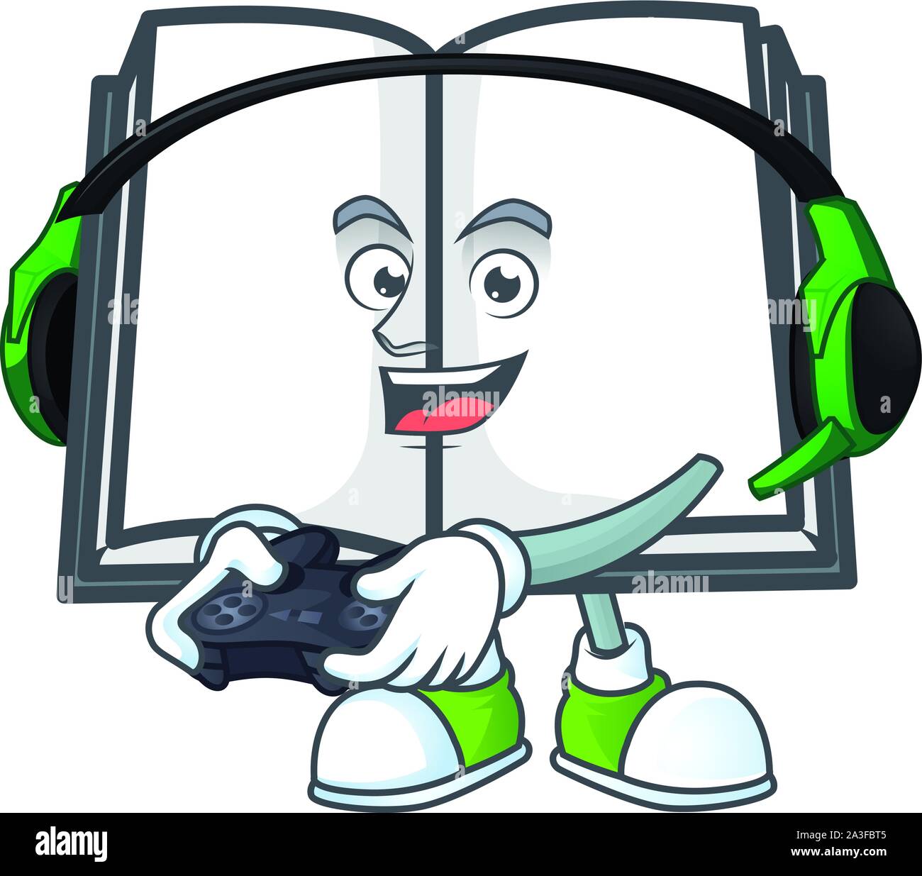 Gaming open book for learning a student Stock Vector Image & Art - Alamy