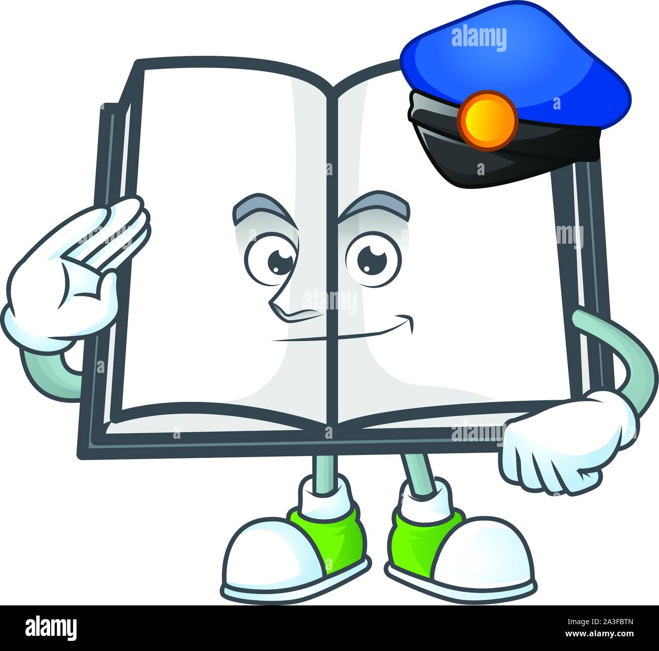 Police open book for learning a student Stock Vector Image & Art - Alamy