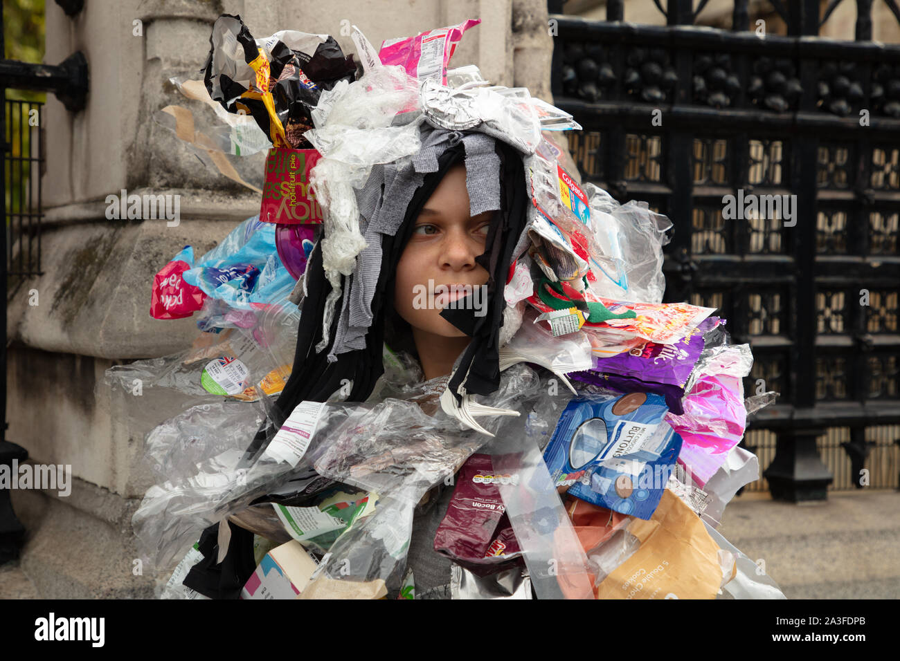 Plastic pollution protester hi-res stock photography and images - Alamy