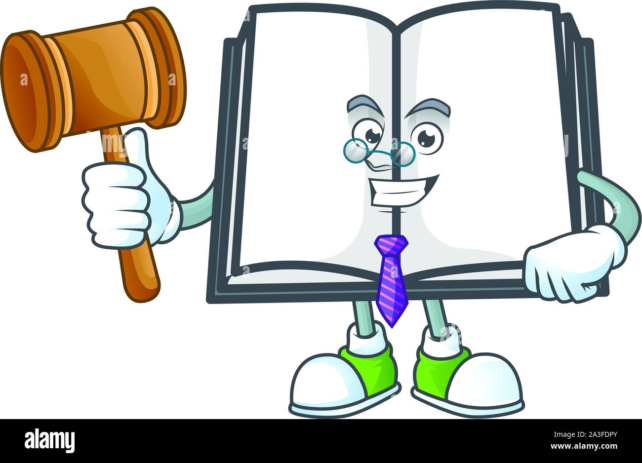 Judge open book on a white background Stock Vector Image & Art - Alamy