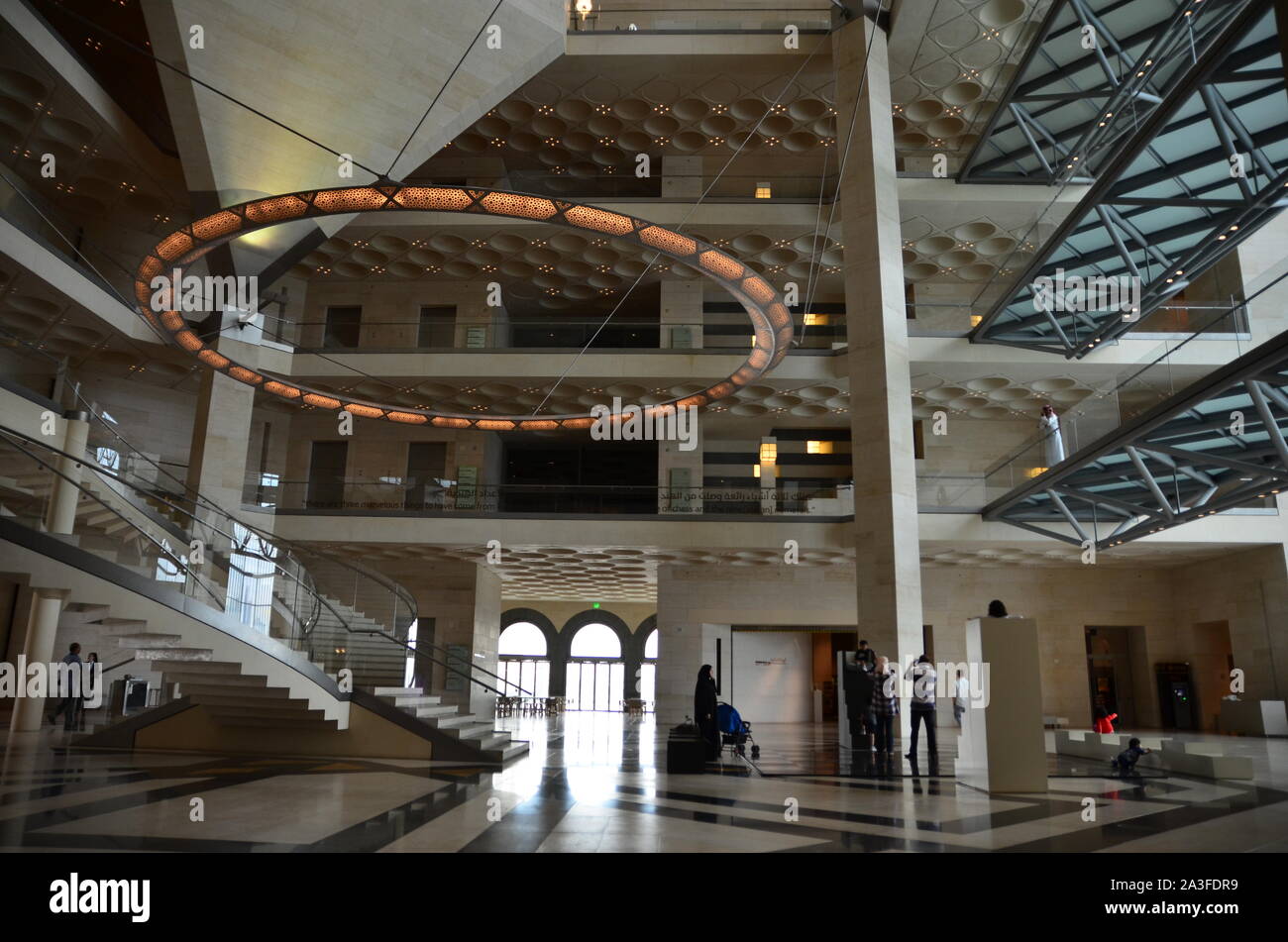 Interior of Museum of Islamic Art, Doha Stock Photo - Alamy