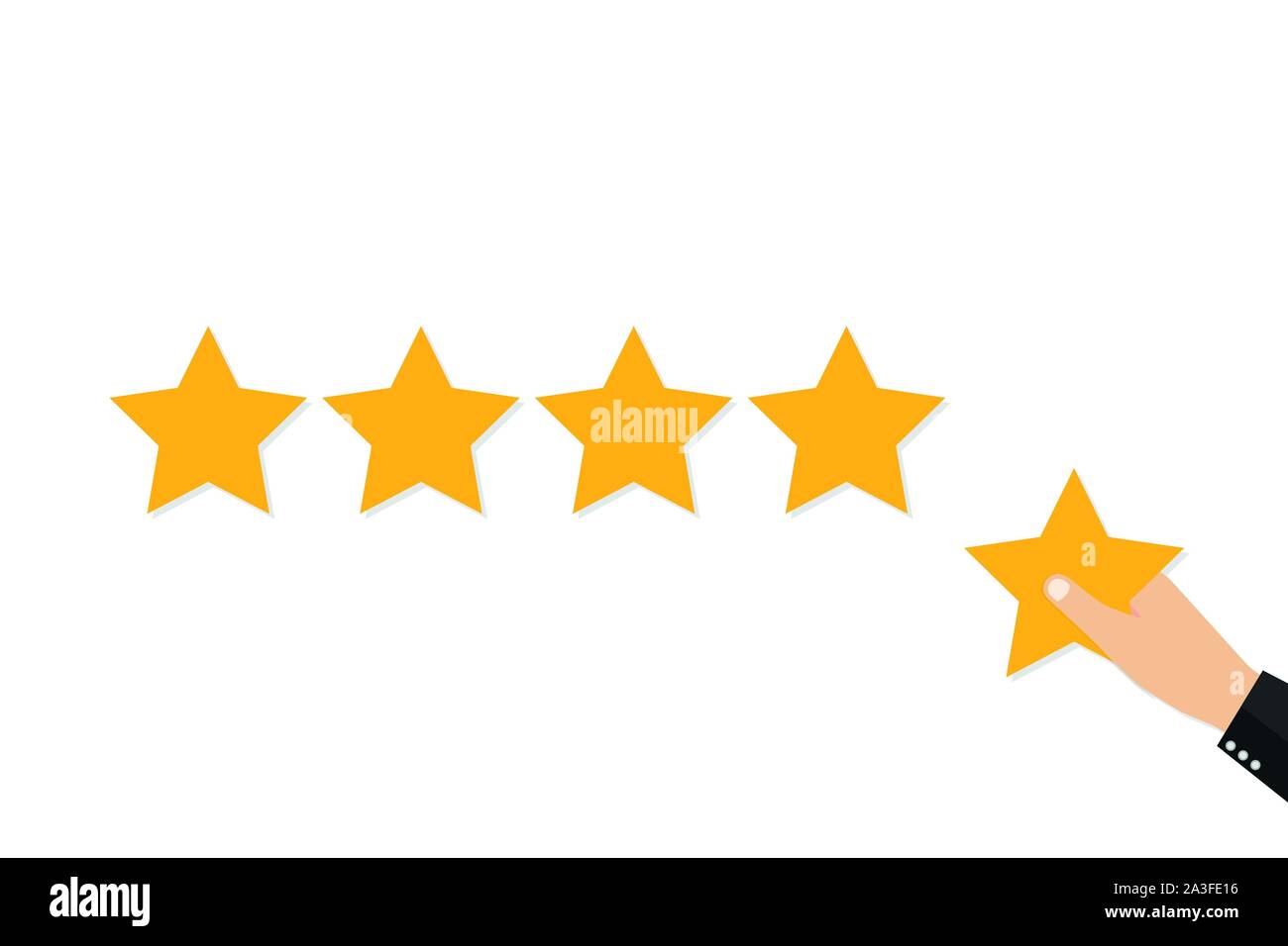 Give a five Stock Vector Images - Alamy