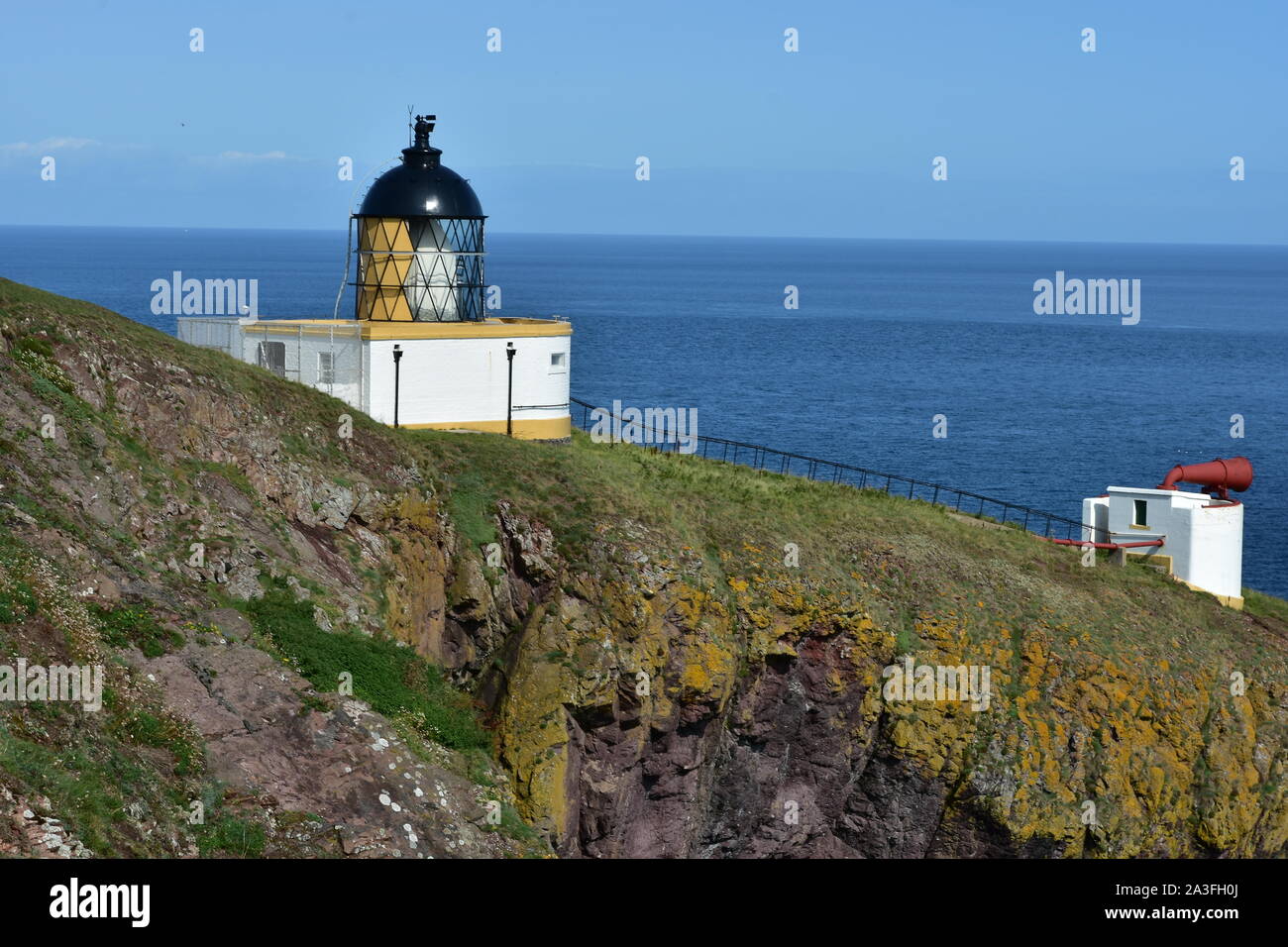 St abbs lighthouse berwickshire scotland hi-res stock photography and images - Alamy