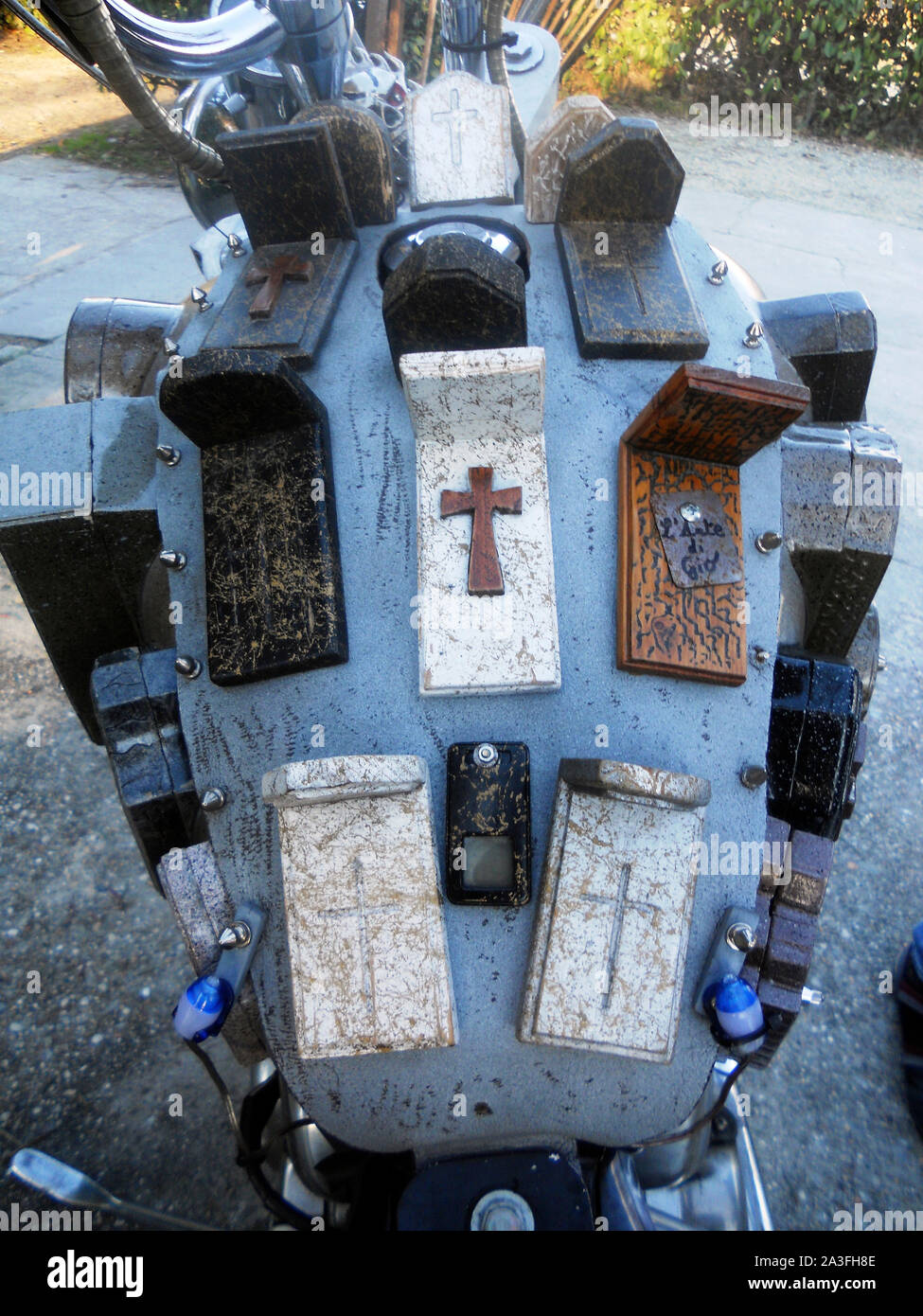 Motorbike funeral hi-res stock photography and images - Alamy