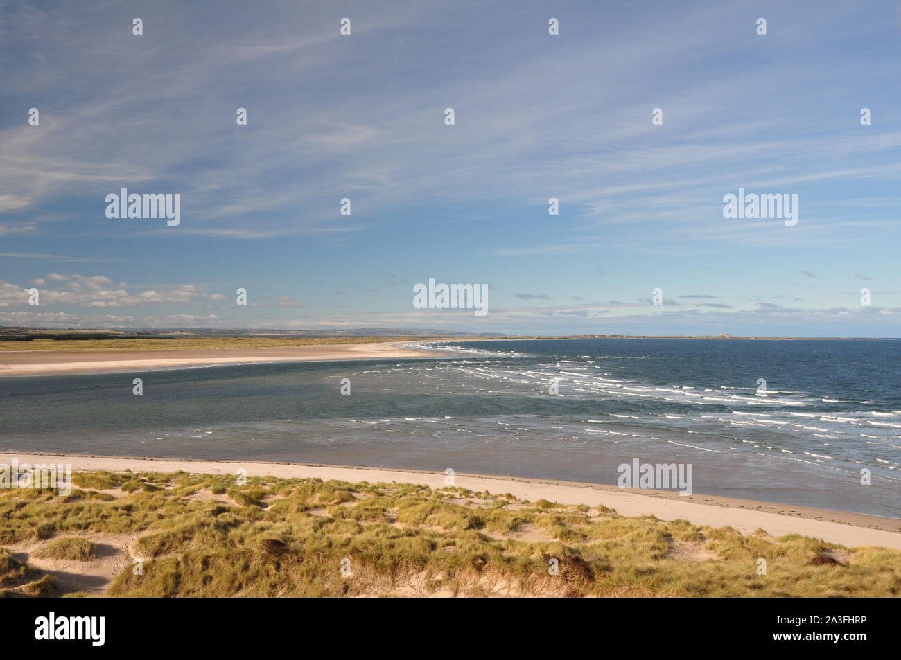 Holy island northumberland dunes hi-res stock photography and images ...