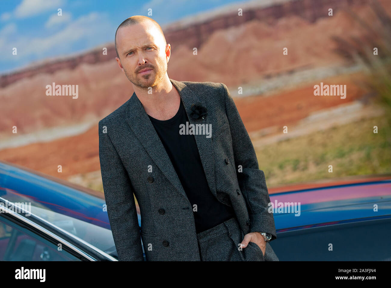 Los Angeles, Ca. 7th Oct, 2019. Aaron Paul at the premiere of El Camino ...