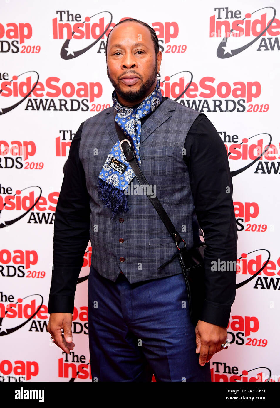 Roger Griffiths arriving for the Inside Soap Awards 2019 held at Sway ...