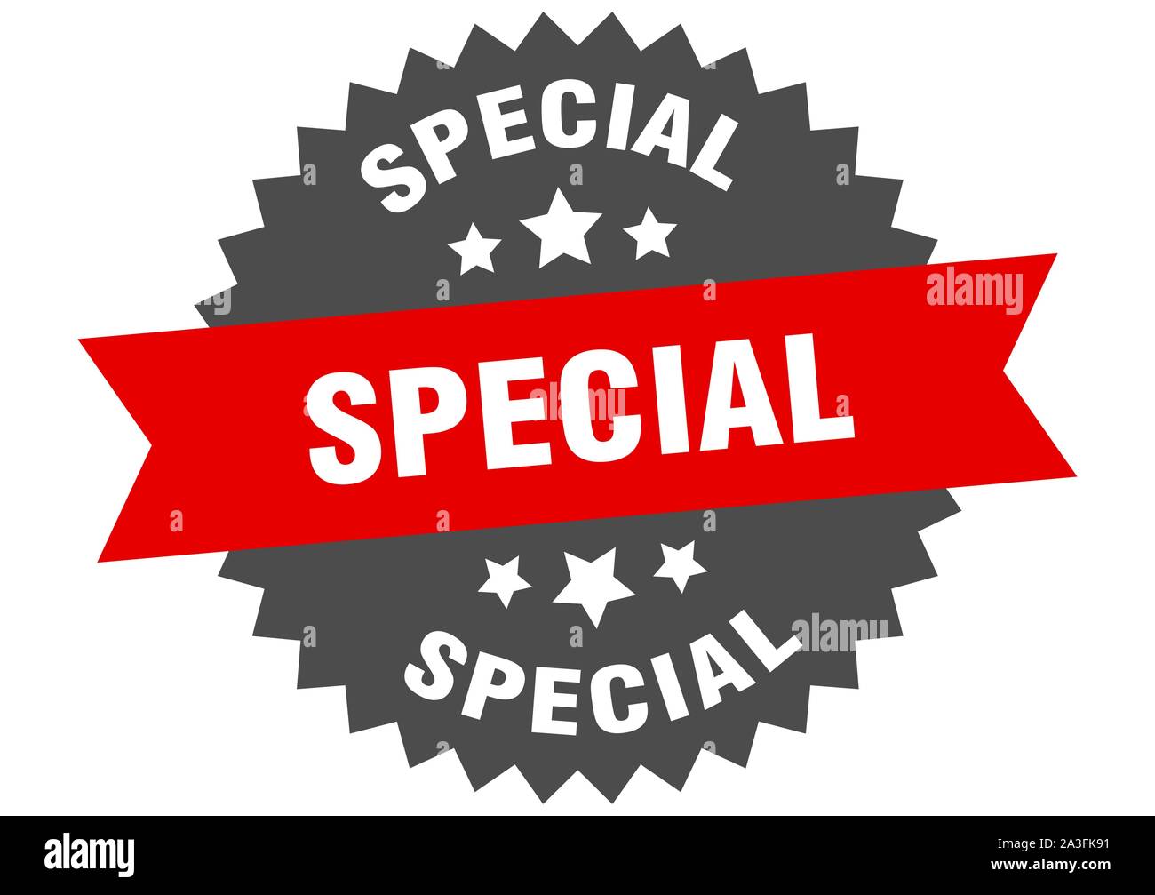 special sign. special red-black circular band label Stock Vector Image ...