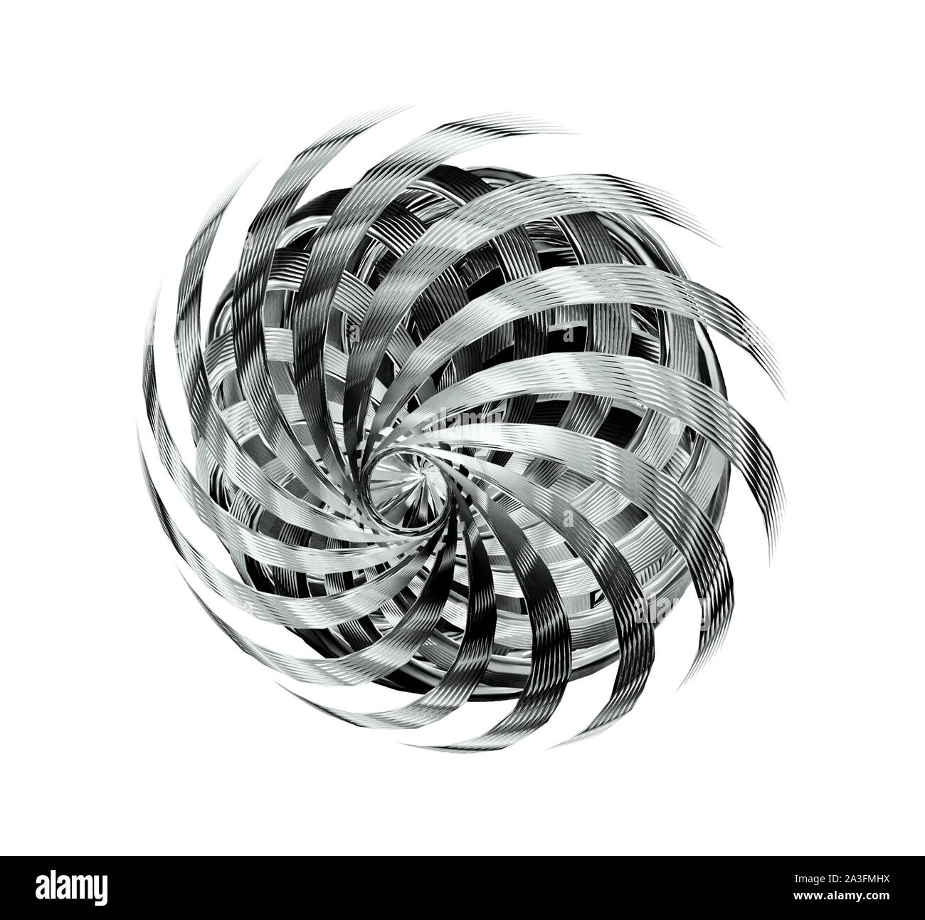 Sci-Fi Element With Rotating Blades, Futuristic Concept Design Stock ...