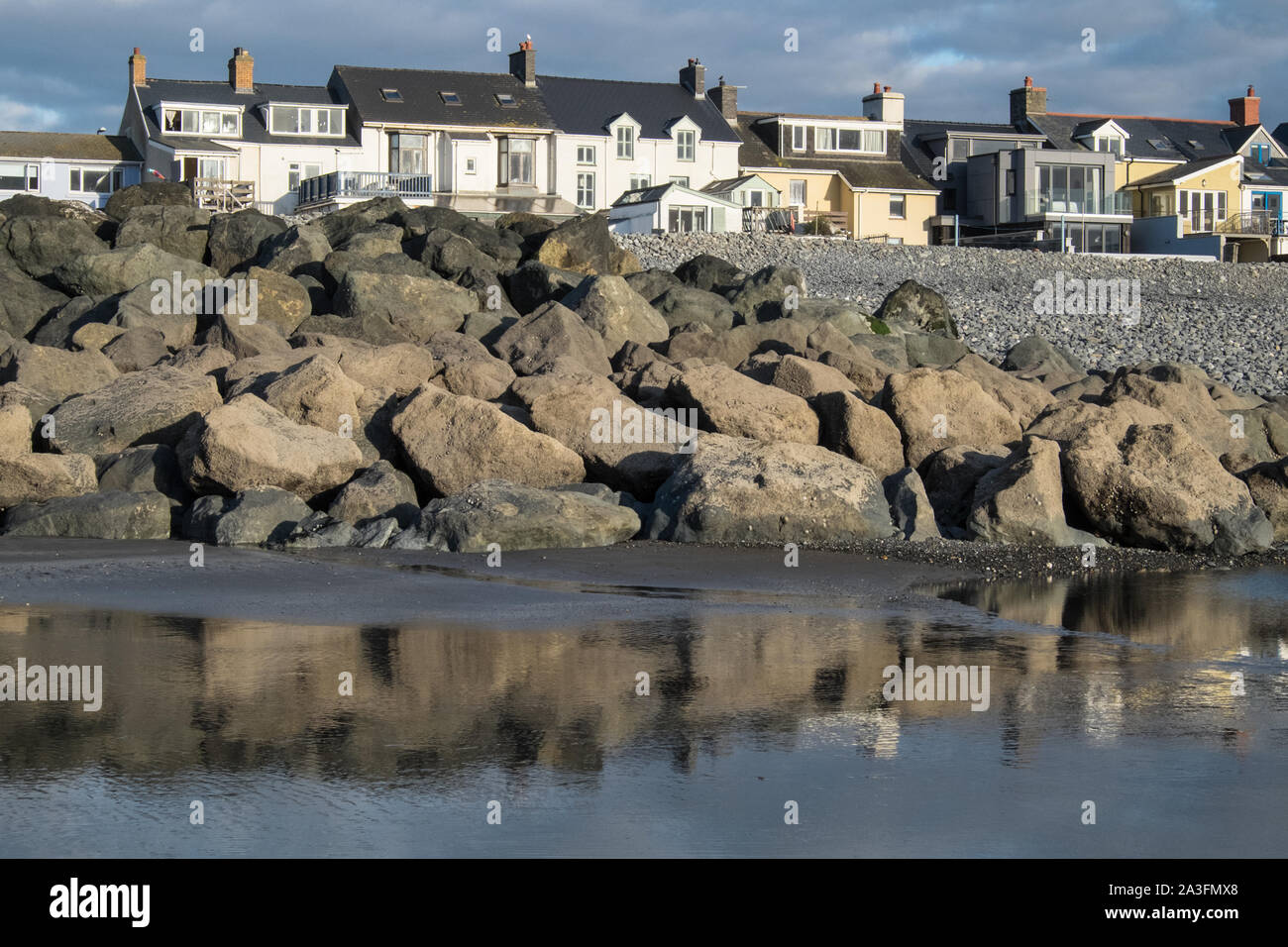 Borth Sea Defences Wales High Resolution Stock Photography and Images ...