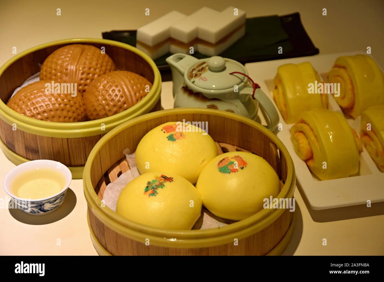 Dim sum is a style of Chinese cuisine (particularly Cantonese) prepared ...