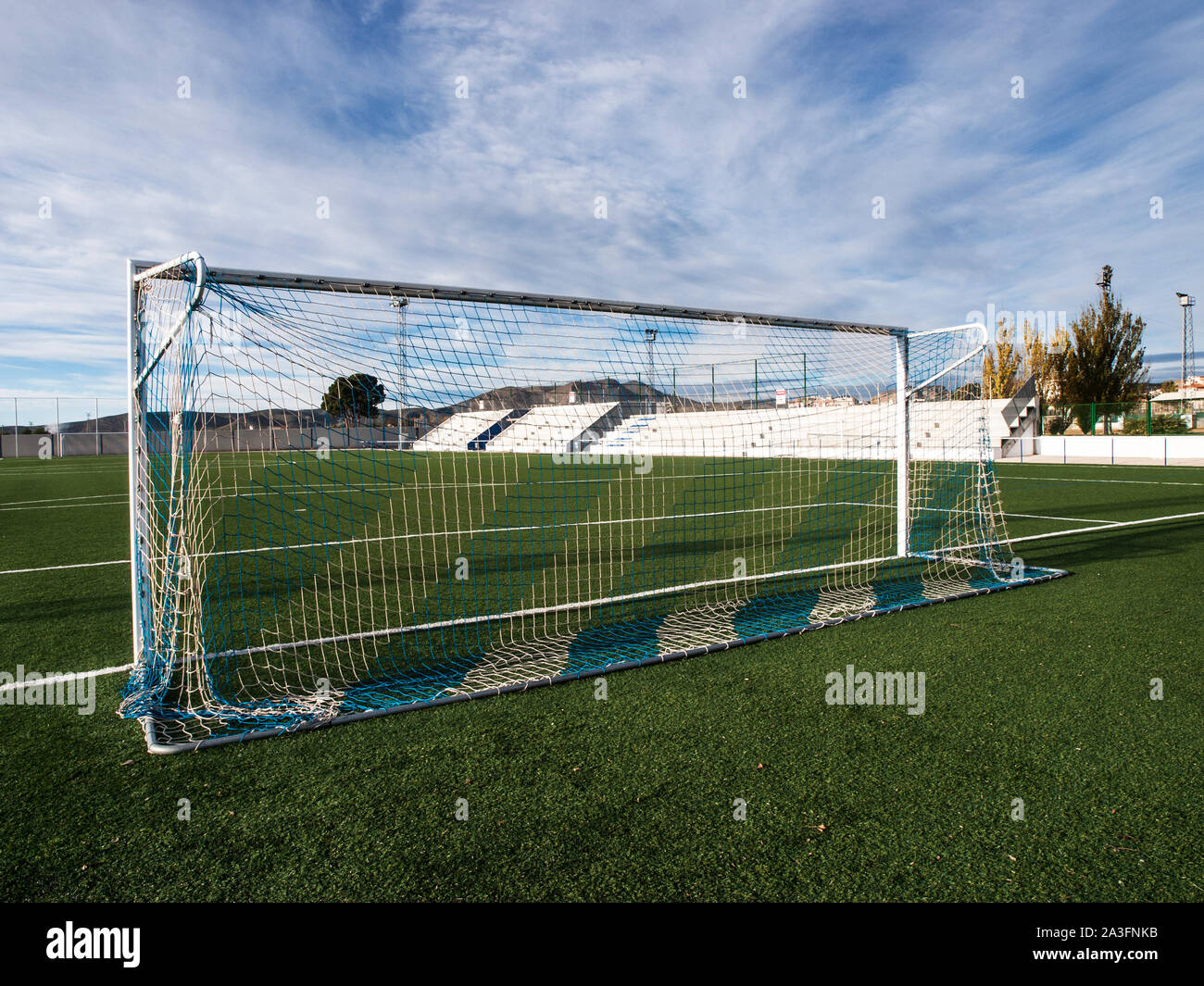 Goal towers hi-res stock photography and images - Alamy