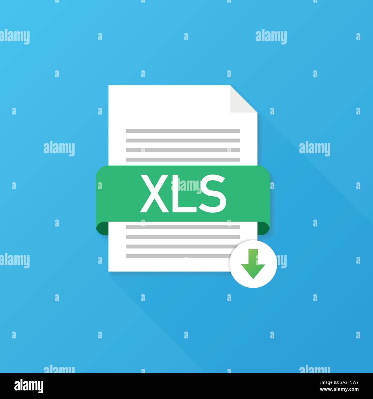 Download XLS button. Downloading document concept. File with XLS label ...