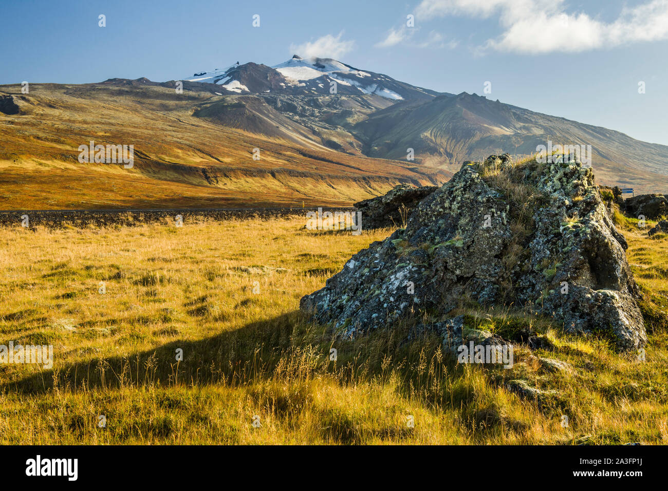 Snaefell on Snaefellsness Peninsula West Iceland Stock Photo - Alamy
