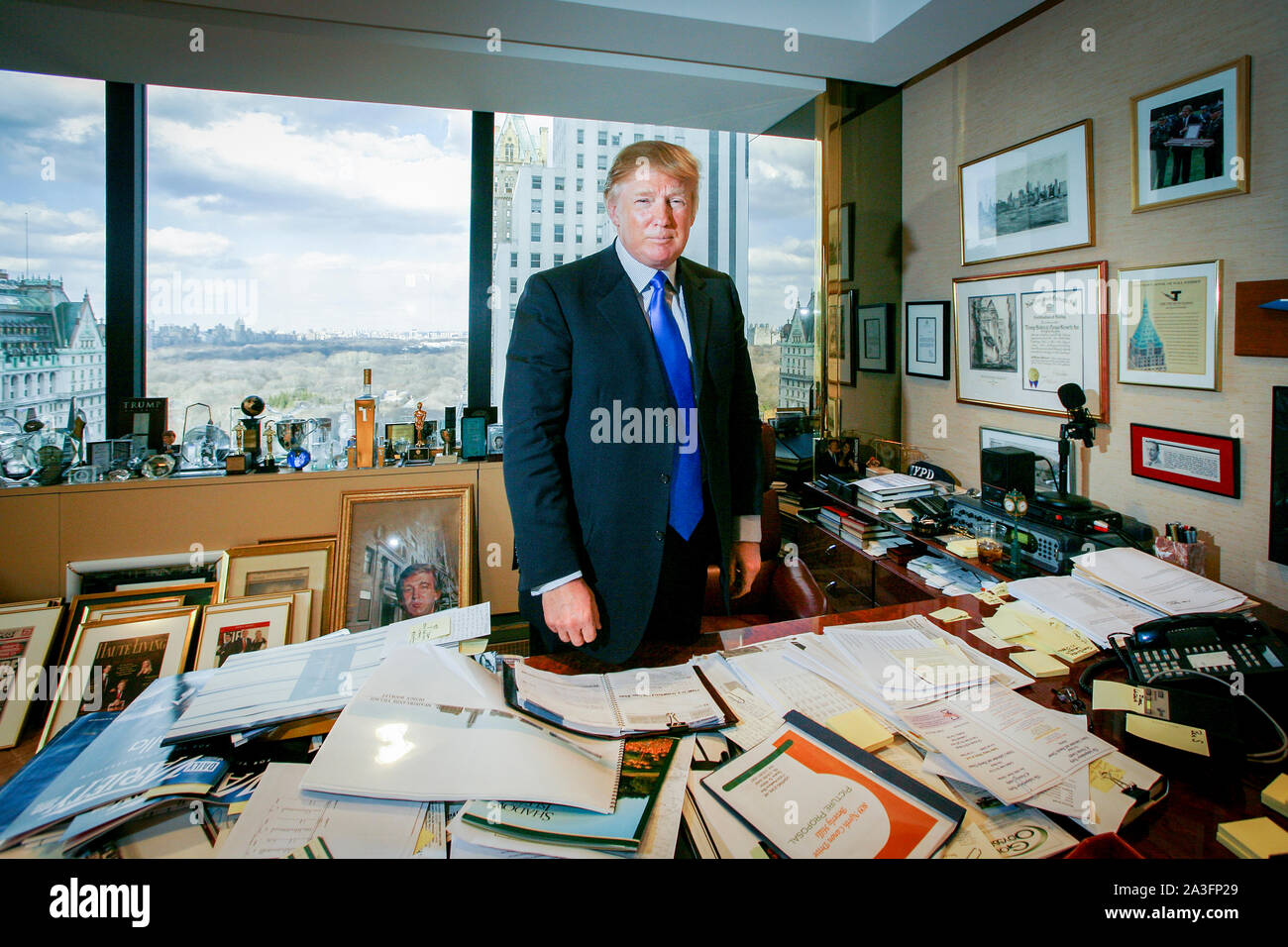 Real Estater, TV entertainer and business entrepreneur Donald Trump at ...