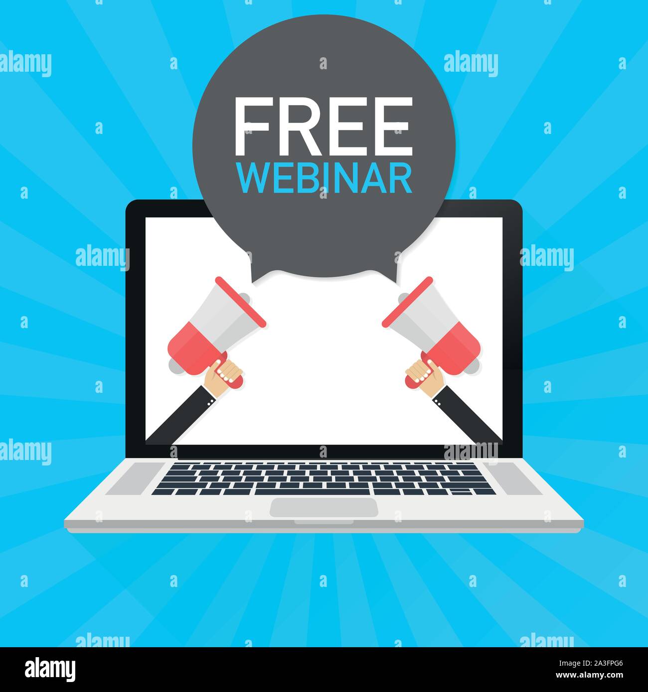 Free webinar banner in Stock Vector Images - Alamy