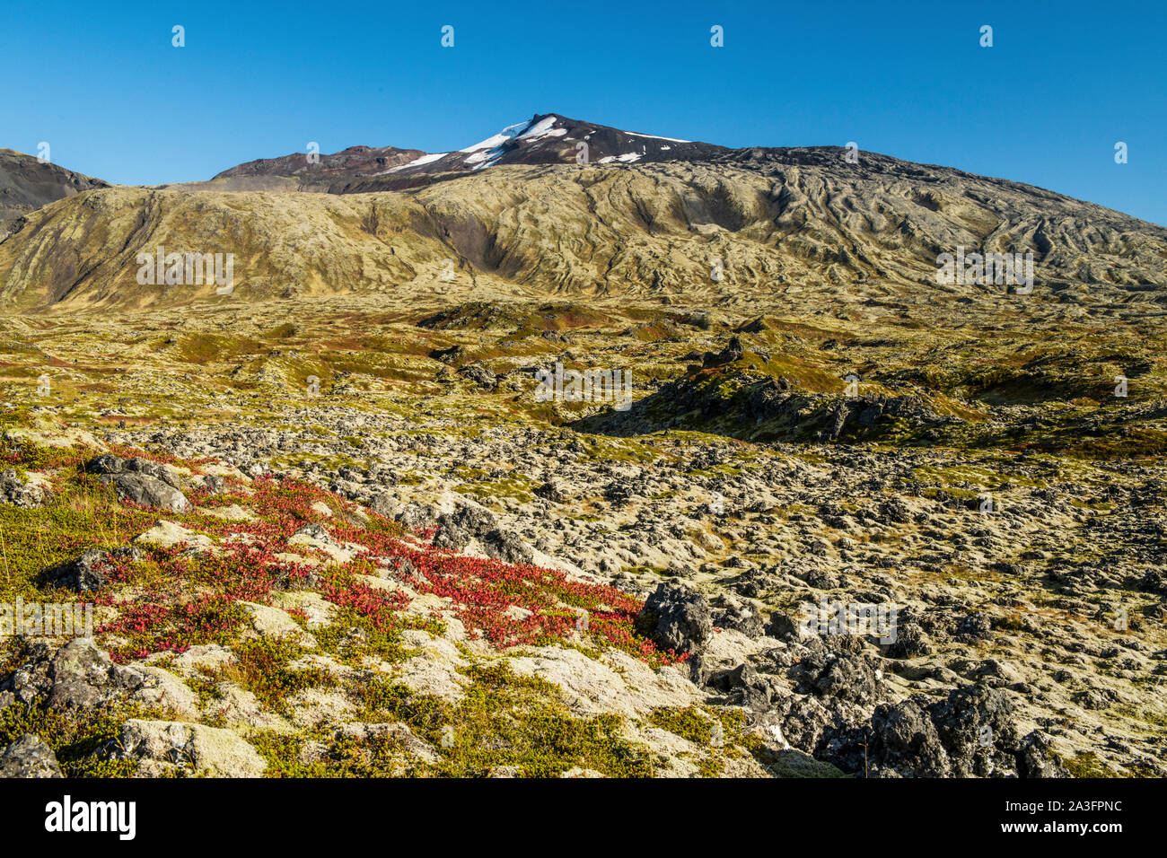 Snaefell on Snaefellsness Peninsula West Iceland Stock Photo - Alamy