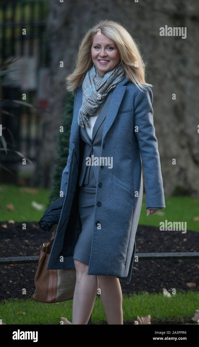 Downing Street, London, UK. 8th October 2019. Esther McVey, Minister of ...