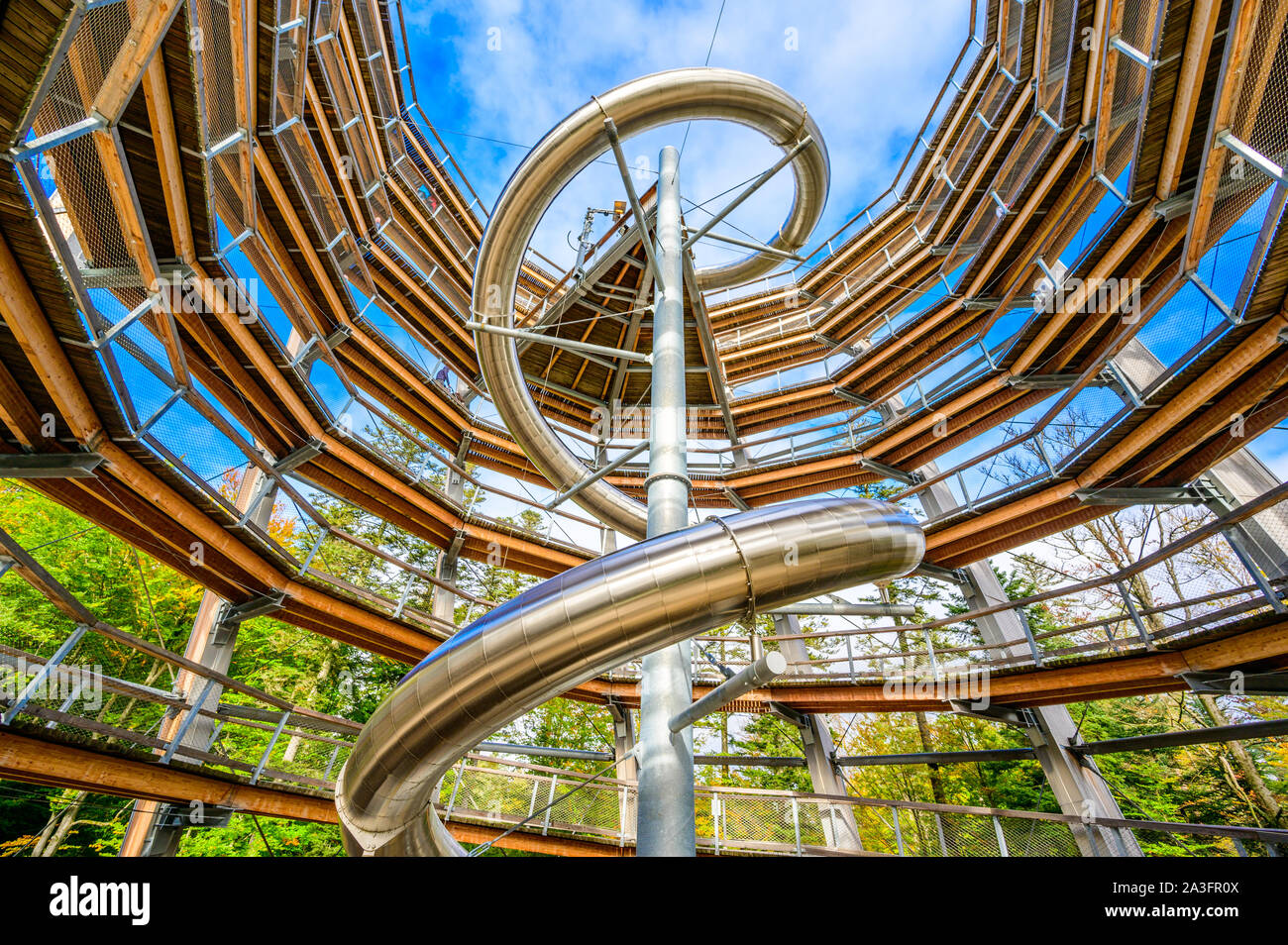 Treetop walk in Black Forest with 40m high Lookout tower with ...