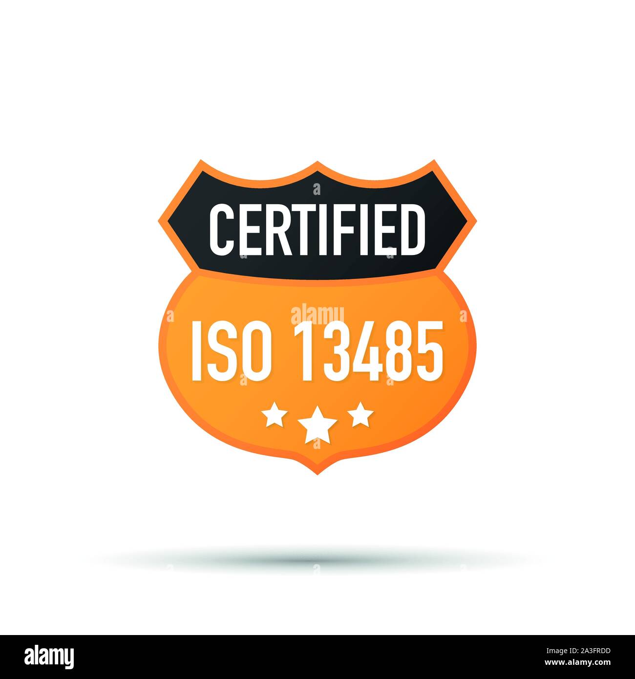 ISO 13485 Certified badge, icon. Certification stamp. Flat design ... ISO 13485 Certified badge, icon. Certification stamp. Flat design ...